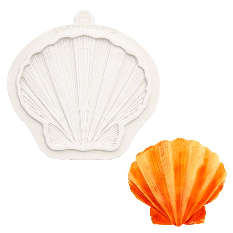 Katy Sue Designs - Clam Shell Silicone Mould | Lollipop Cake Supplies