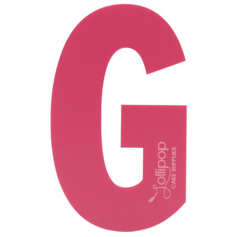 Acrylic Letter Templates - Large | Lollipop Cake Supplies
