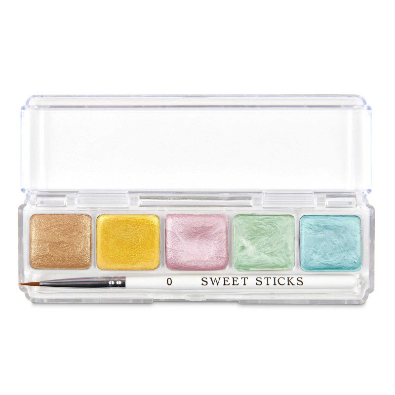 Sweet Stick - Edible Art Water Activated Paint - Five Colour Palettes ...