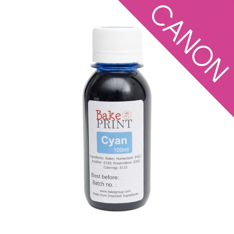 Edible Ink Refill Bottles - 100g - CANON Printers | Lollipop Cake Supplies