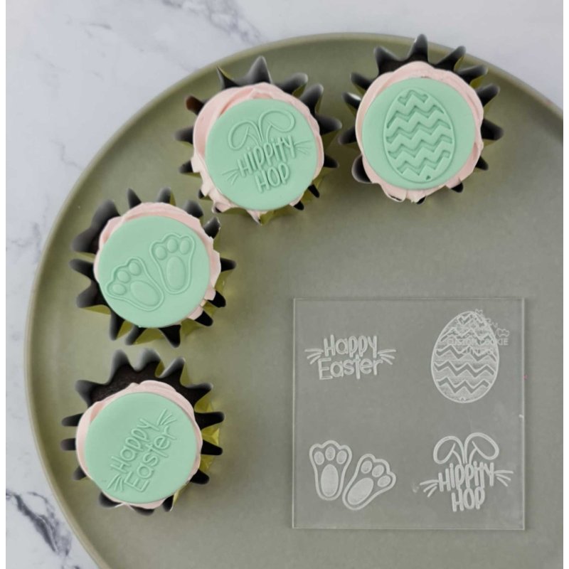 Custom Cookie Cutters - Easter - Mini Debosser | Lollipop Cake Supplies