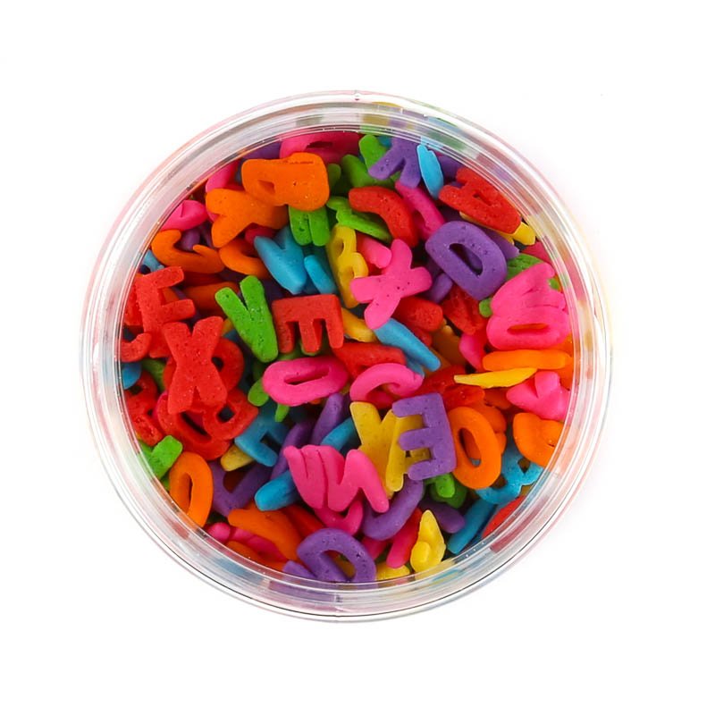 Sprinks - Sprinkles - Mixed Alphabet - 55g | Lollipop Cake Supplies
