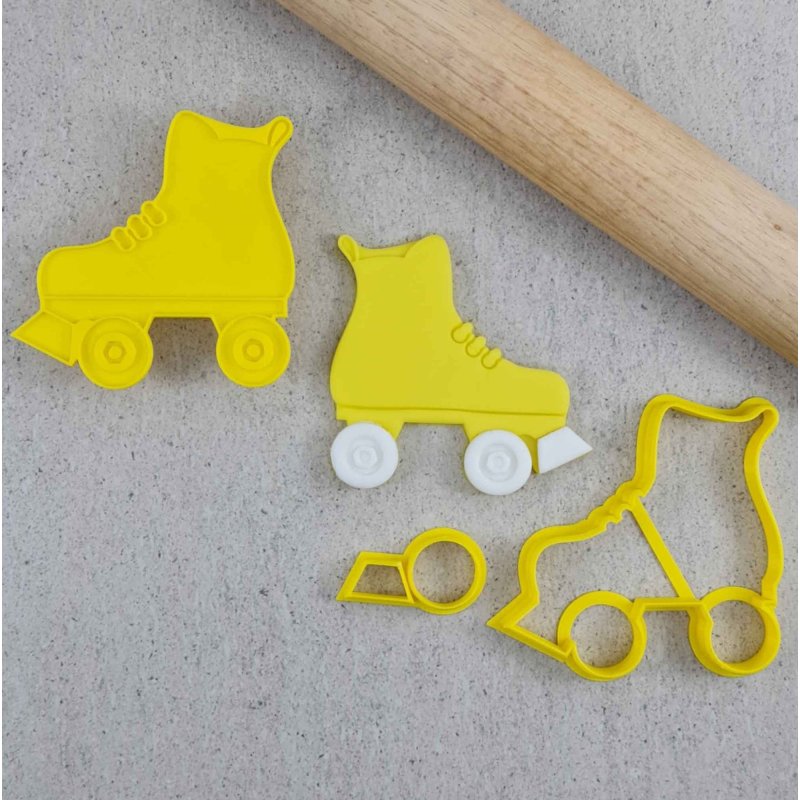 Custom Cookie Cutters - Roller Skate - Embosser & Cutter Set | Lollipop ...