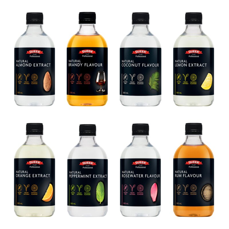 Queen - Natural Flavours - 500ml - Multiple Flavours | Lollipop Cake ...