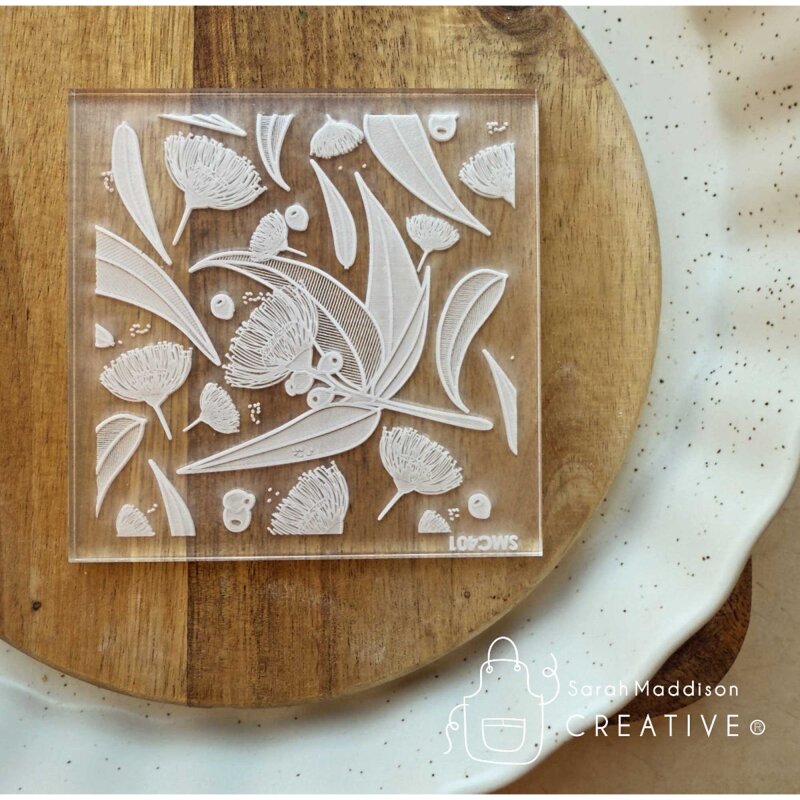 Sarah Maddison Creative - Flowering Gum Pattern Plate | Lollipop Cake ...