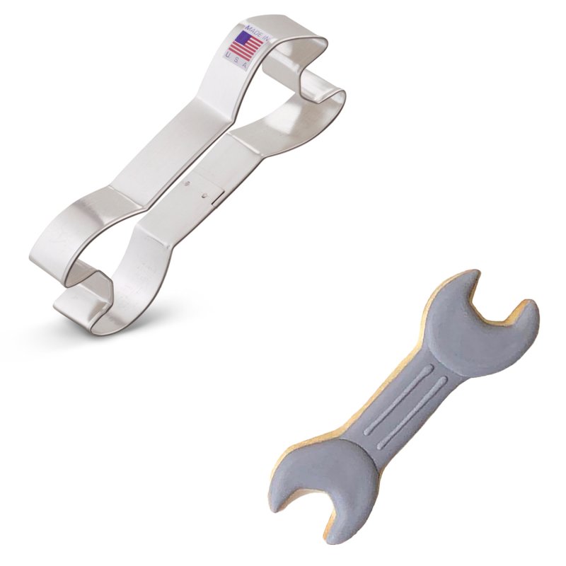 Ann Clark - Tin Plated Steel Cookie Cutter - Wrench | Lollipop Cake ...