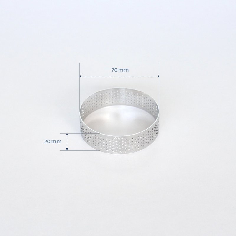 LOYAL | Stainless Steel Perforated Tart Ring | Round | Lollipop Cake ...