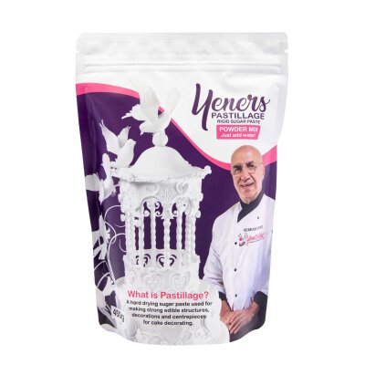 Yeners Pastillage - Rigid Sugar Paste Powder Mix - 450g White ...