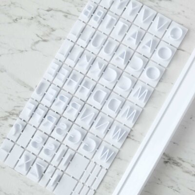 Sweet Stamp - Skinny Message Lettering Set | Lollipop Cake Supplies