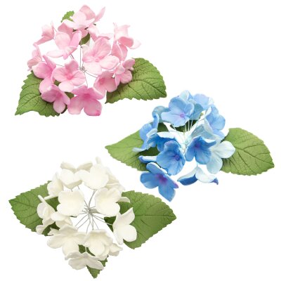 Hydrangea Sugar Flower - 3 Colours | Lollipop Cake Supplies