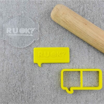 Custom Cookie Cutters - R U OK - Cutter & Debosser Set | Lollipop Cake ...