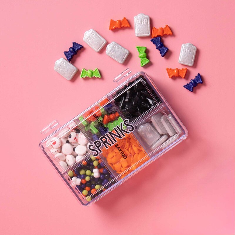 Sprinks - Halloween Favourites Sprinkle Box - 95g | Lollipop Cake Supplies