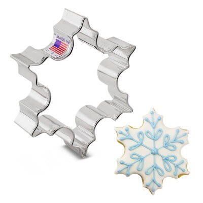 Ann Clark - Tin Plated Steel Cookie Cutter - Snowflake | Lollipop Cake ...