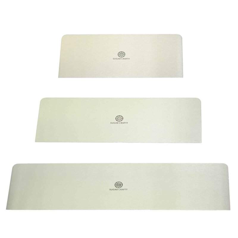 Sugar Crafty Stainless Steel Scrapers | Ganache Smoothers | Lollipop ...