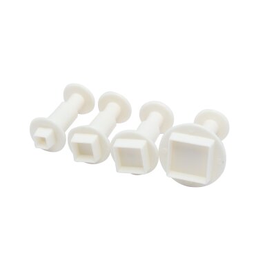 Square Plunger Cutter - Set of 3 | Lollipop Cake Supplies