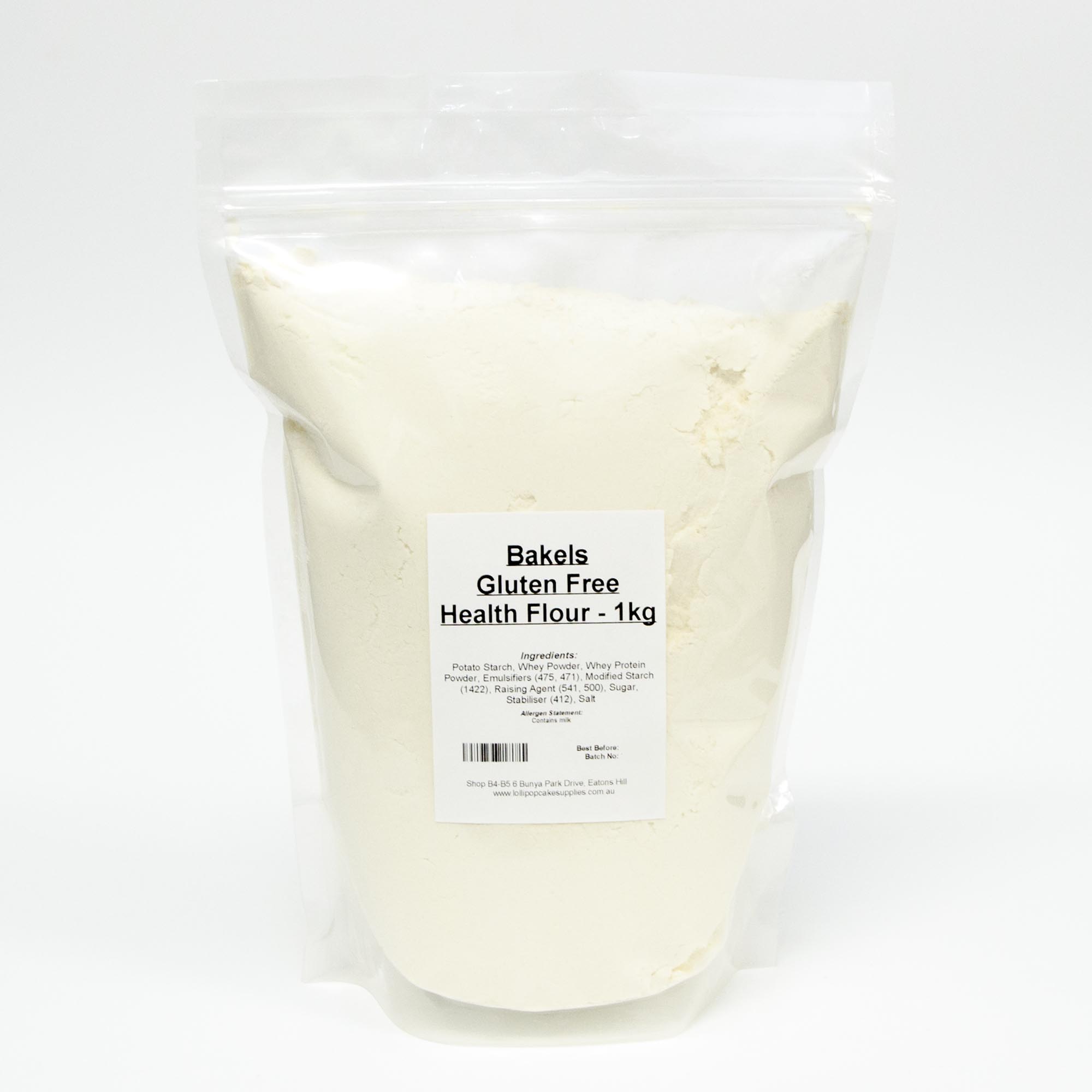 Bakels Gluten Free Health Flour - 1kg Bag | Lollipop Cake Supplies