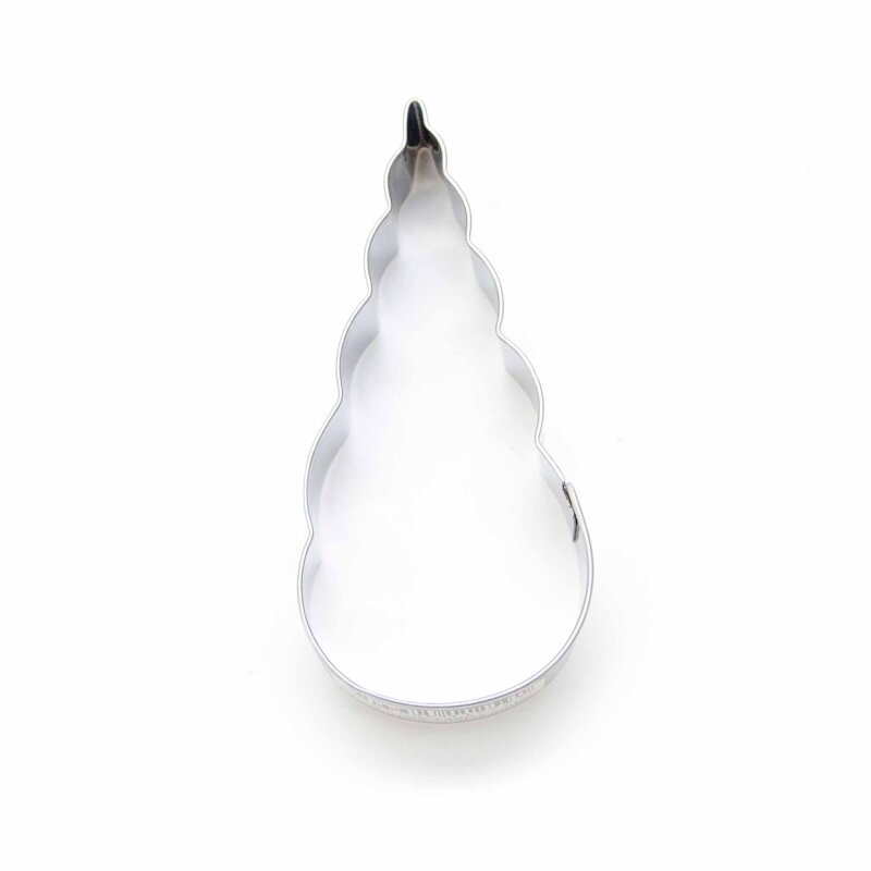 Unicorn Horn or Cone Shell Stainless Steel Cookie Cutter - Regular ...