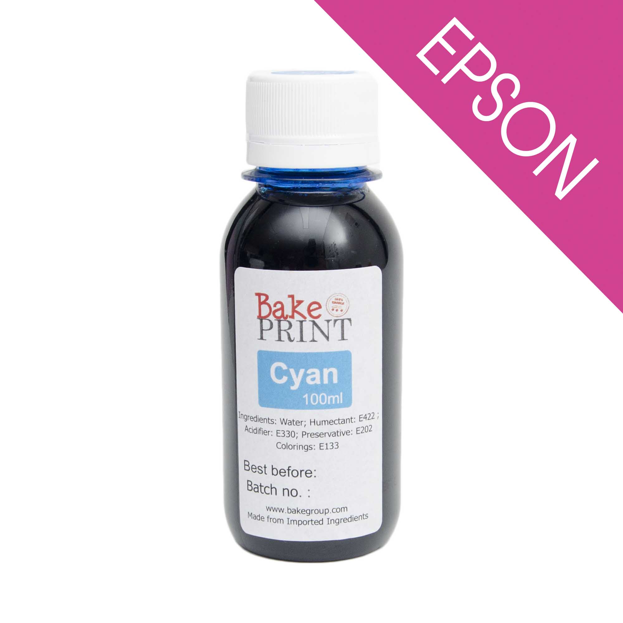 Edible Ink Refill Bottles - 100g - EPSON Printers | Lollipop Cake Supplies