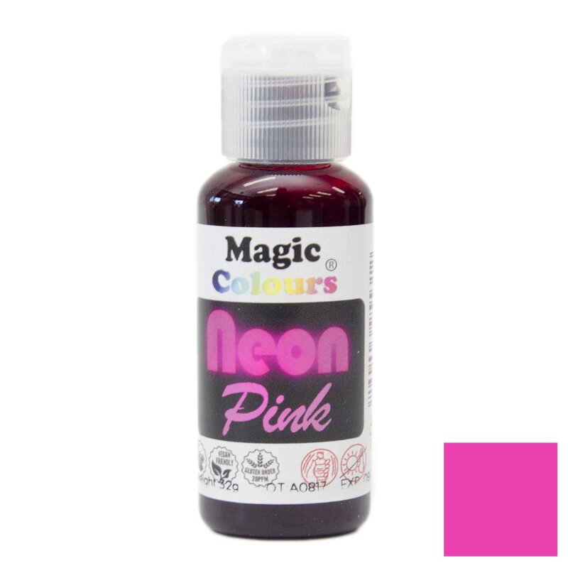 Magic Colours - Neon Food Colour - 32g | Lollipop Cake Supplies