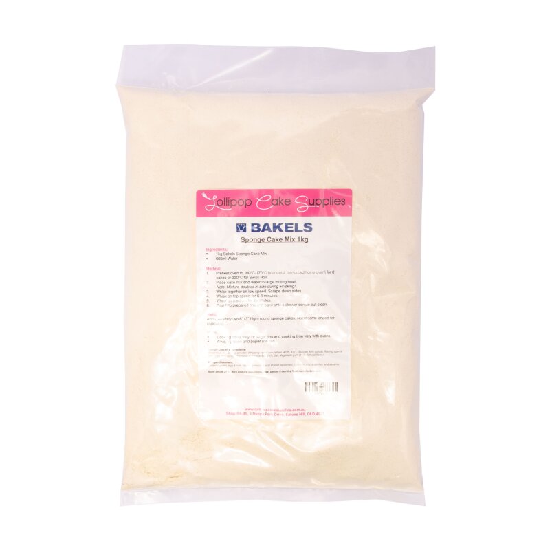 Bakels All in One Sponge Cake Mix - 1kg | Lollipop Cake Supplies